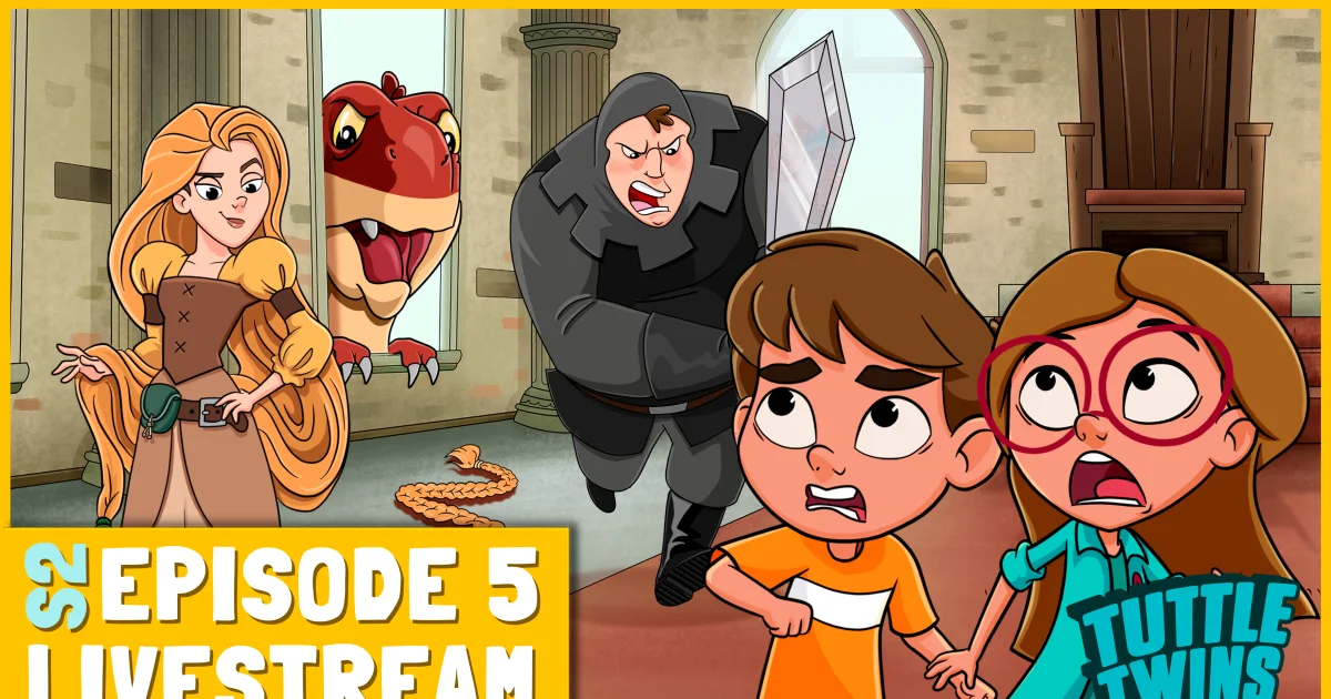 Tuttle Twins Livestream: Tuttle Twins | Season 2 Episode 5 - A T-Rex ...