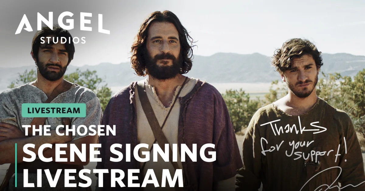 The Chosen Livestream: Exclusive Livestream: The Chosen Cast Signs Your ...