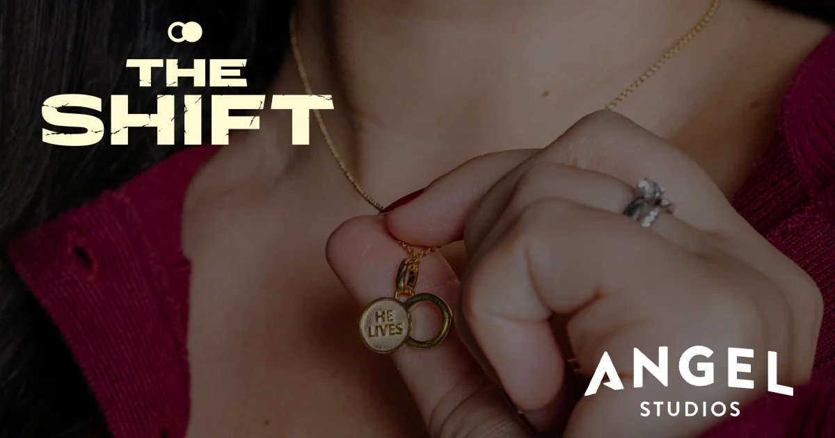 Watch The Shift: Liz Tabish - Empty Tomb Necklace on Angel Studios