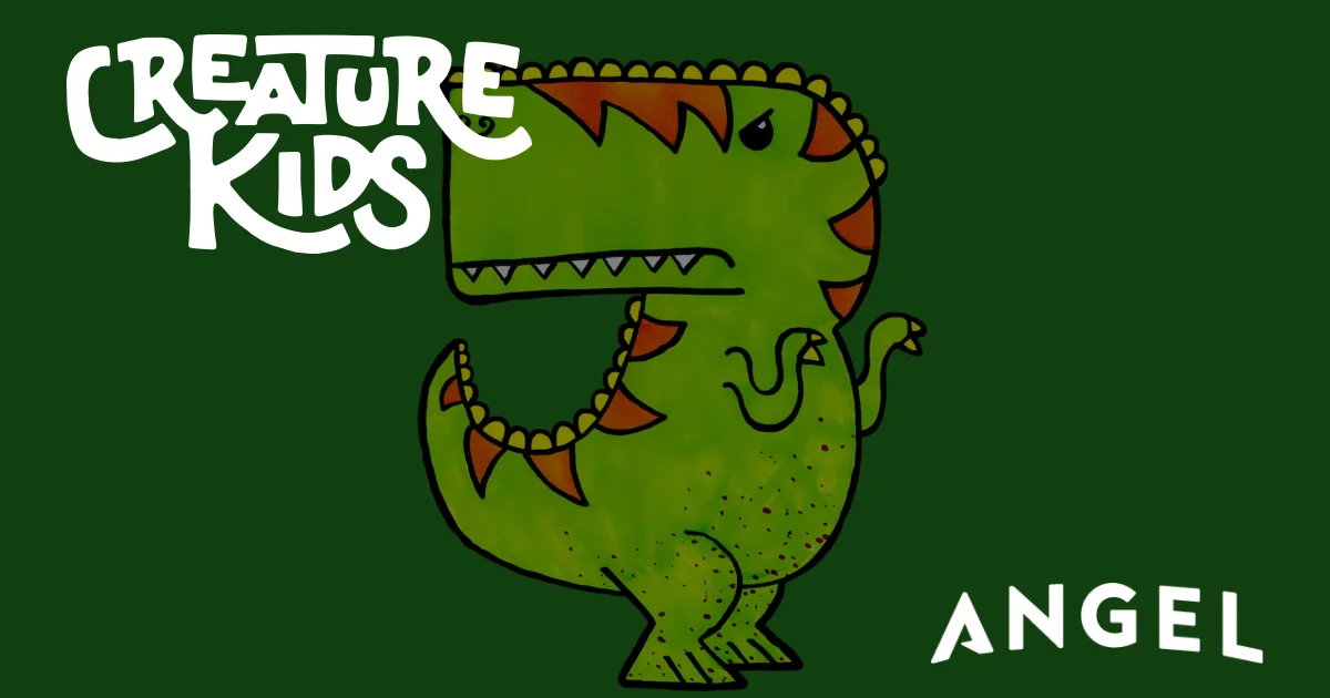 Watch Creature Kids Season 1 Episode 1: How to Draw a T-Rex on Angel